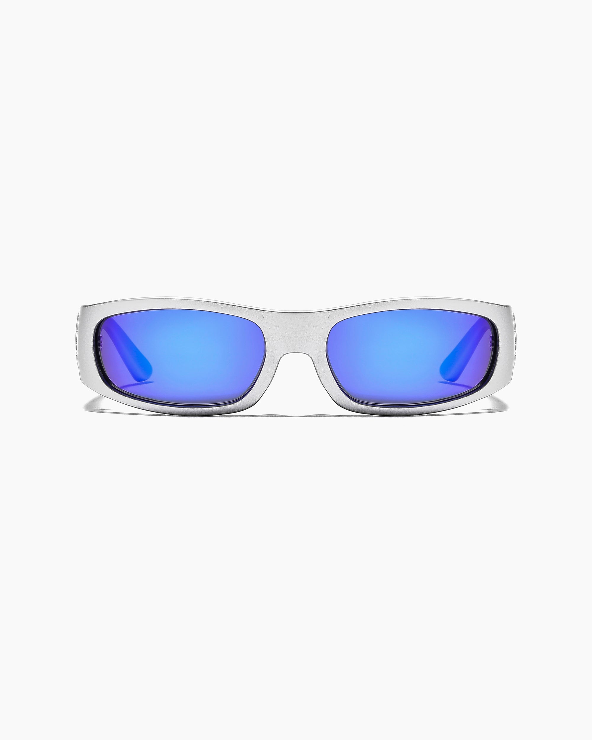 PARASITE - MATTE CHROME / BLUE REFLECTIVE POLARISED | Ritual Vision