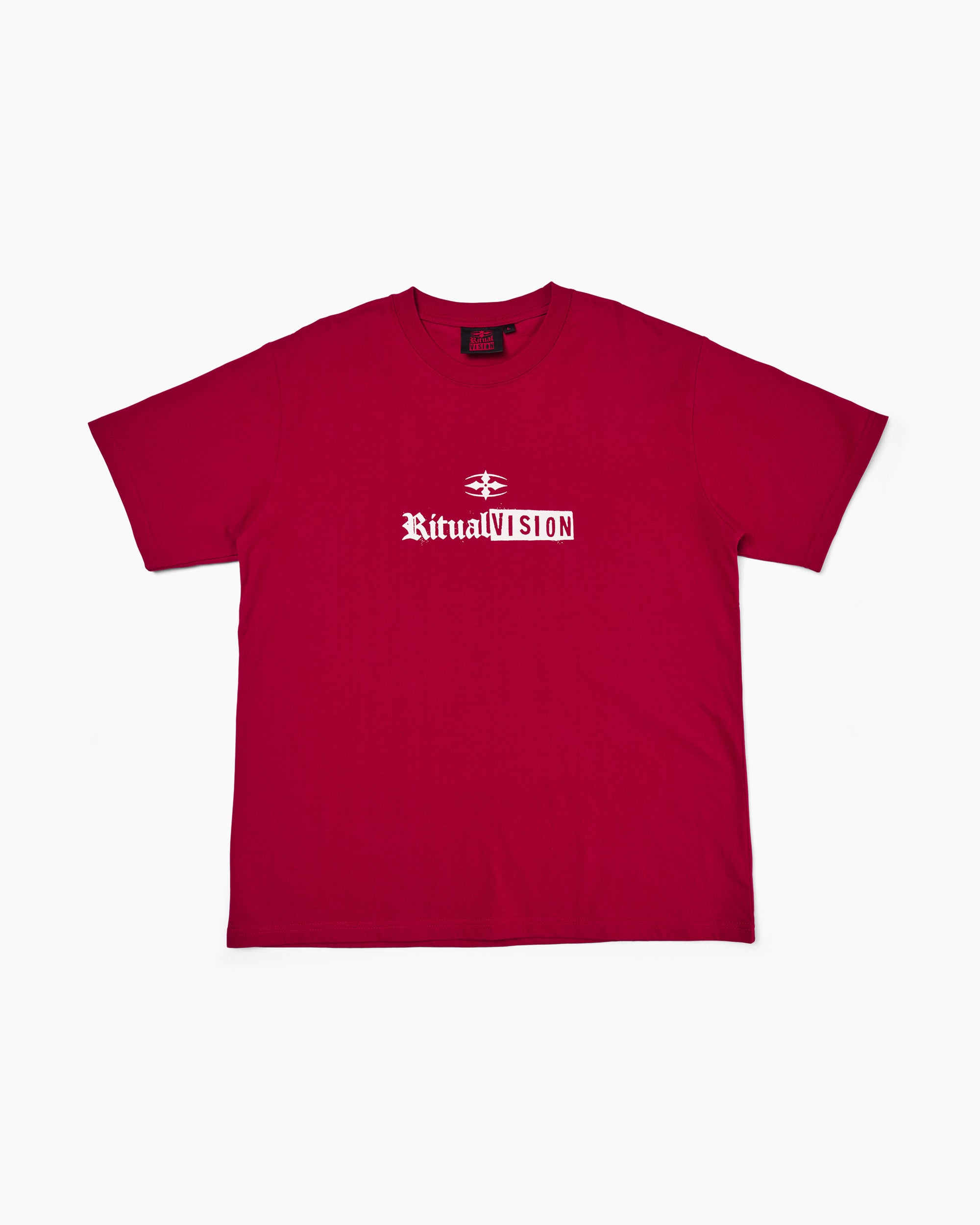 Stacked Tee | Red | Ritual Vision